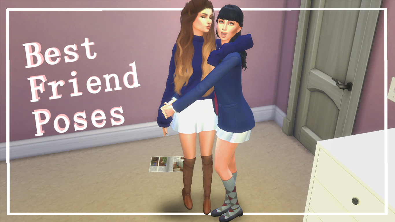 waifusims: Best Friend Pose Pack
