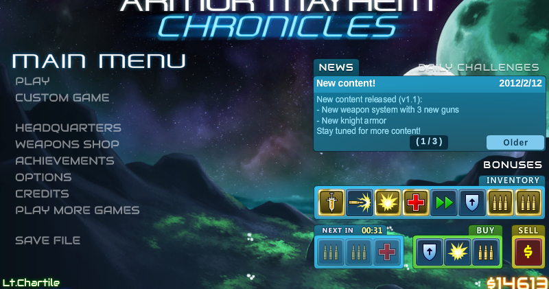 Armor Mayhem Chronicles