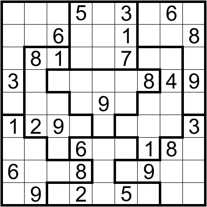 Sudoku Mania: Irregular N5