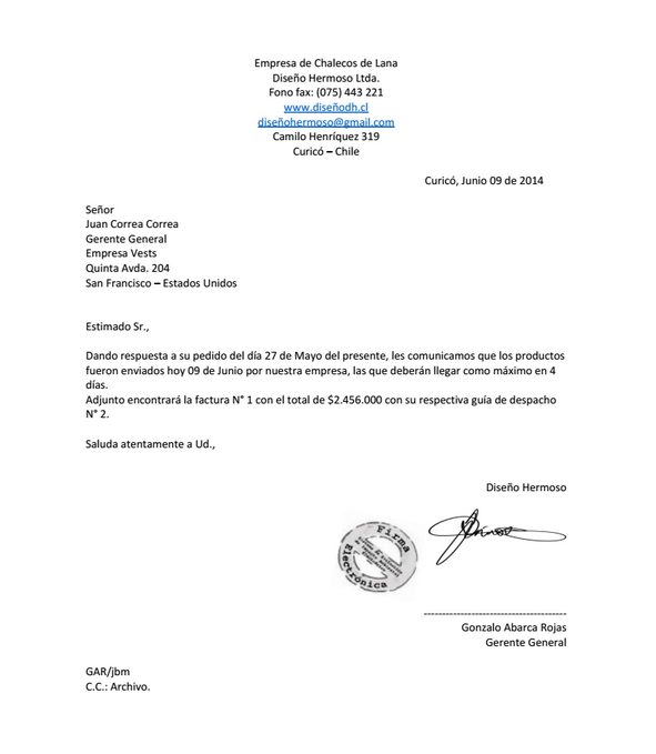 Aprende, Redacta y Comparte: Carta de Remisión