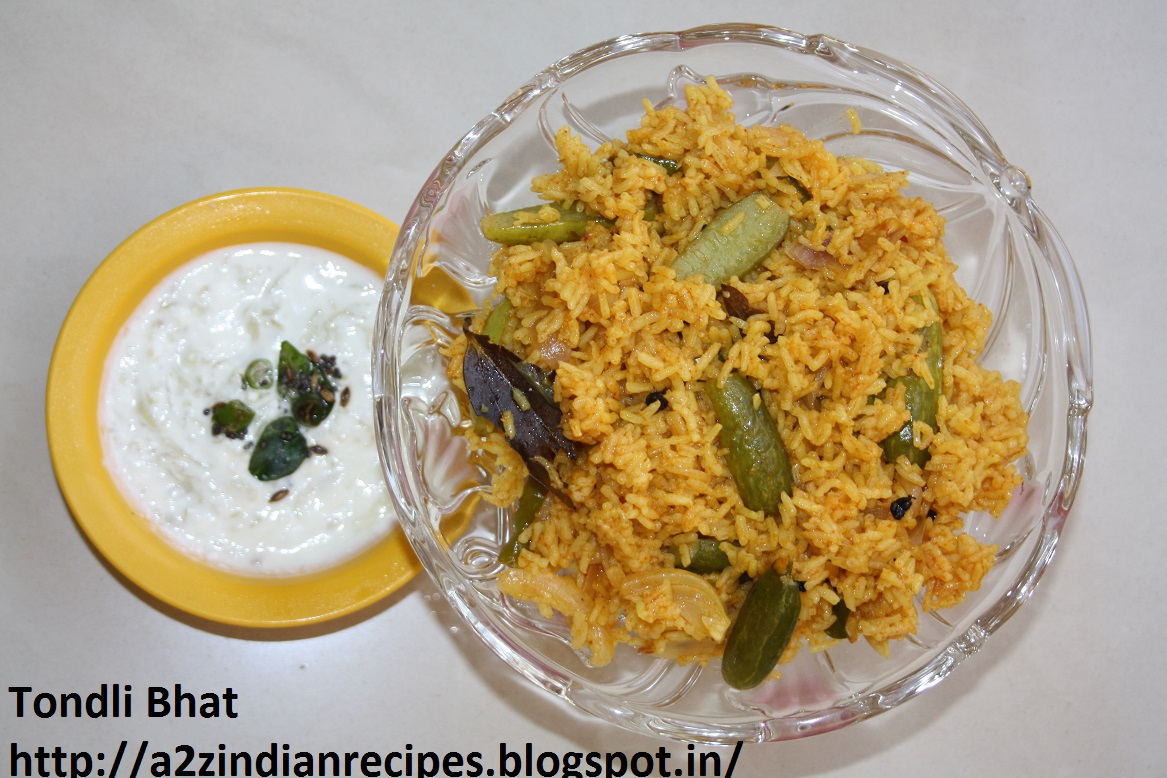 @ Best Maharashtrian Recipes : Tondli Rice