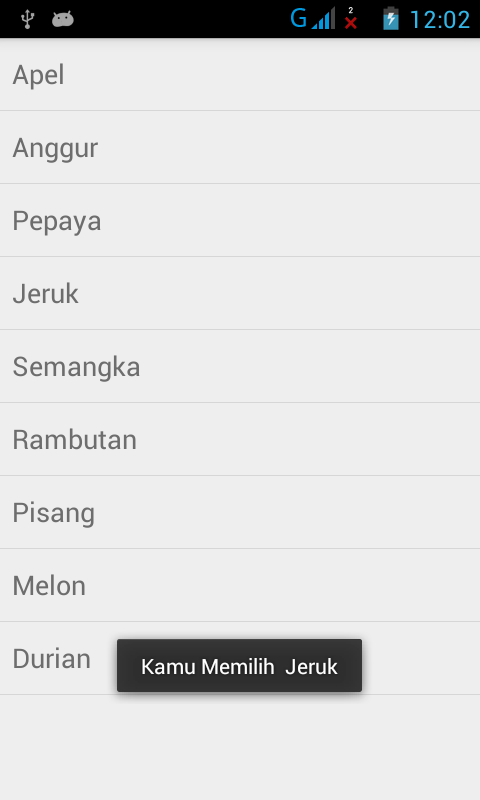 I'am You She...: Belajar Cara Membuat ListView Sederhana di Android