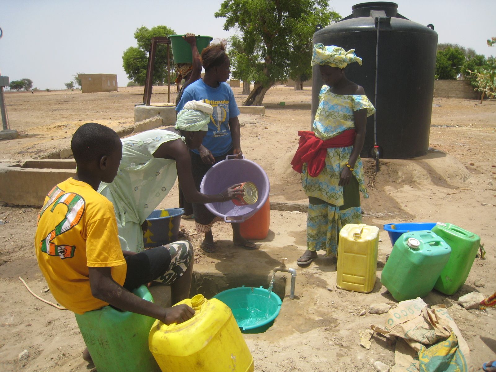 CREATE! Senegal: "L'eau est bon!" Water is good!