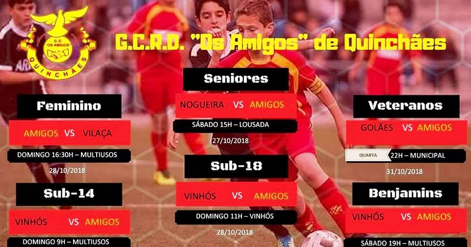 Montelongo Desportivo: Todos os jogos do GCRD "Os Amigos de Quinchães"