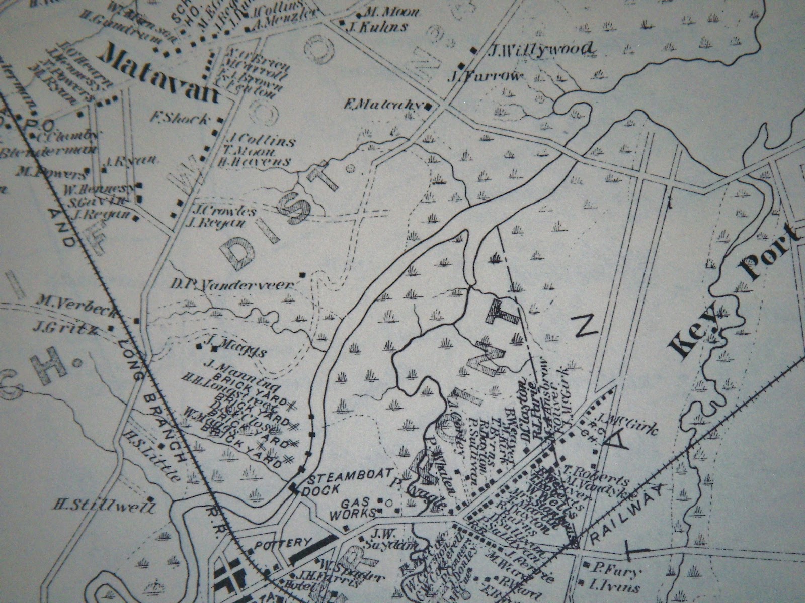 Aberdeen NJ Life: Matavan and Matawan (Wolverton's Atlas, 1889)