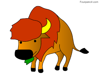 FourPencil: How to draw a Bison for kids - step by step
