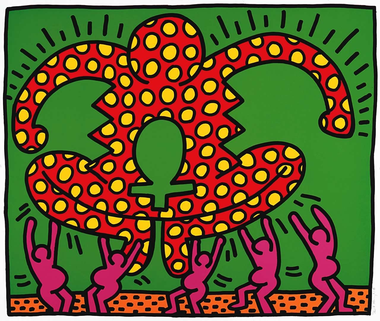 Keith Haring Mural Collections | High Resolution Pictures