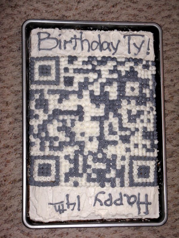 Life in the Midwest: A QR Code BDay Cake