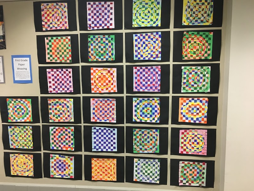 The Art Room At St.Elizabeth Parish School: 1st Grade: Optical Illusion ...