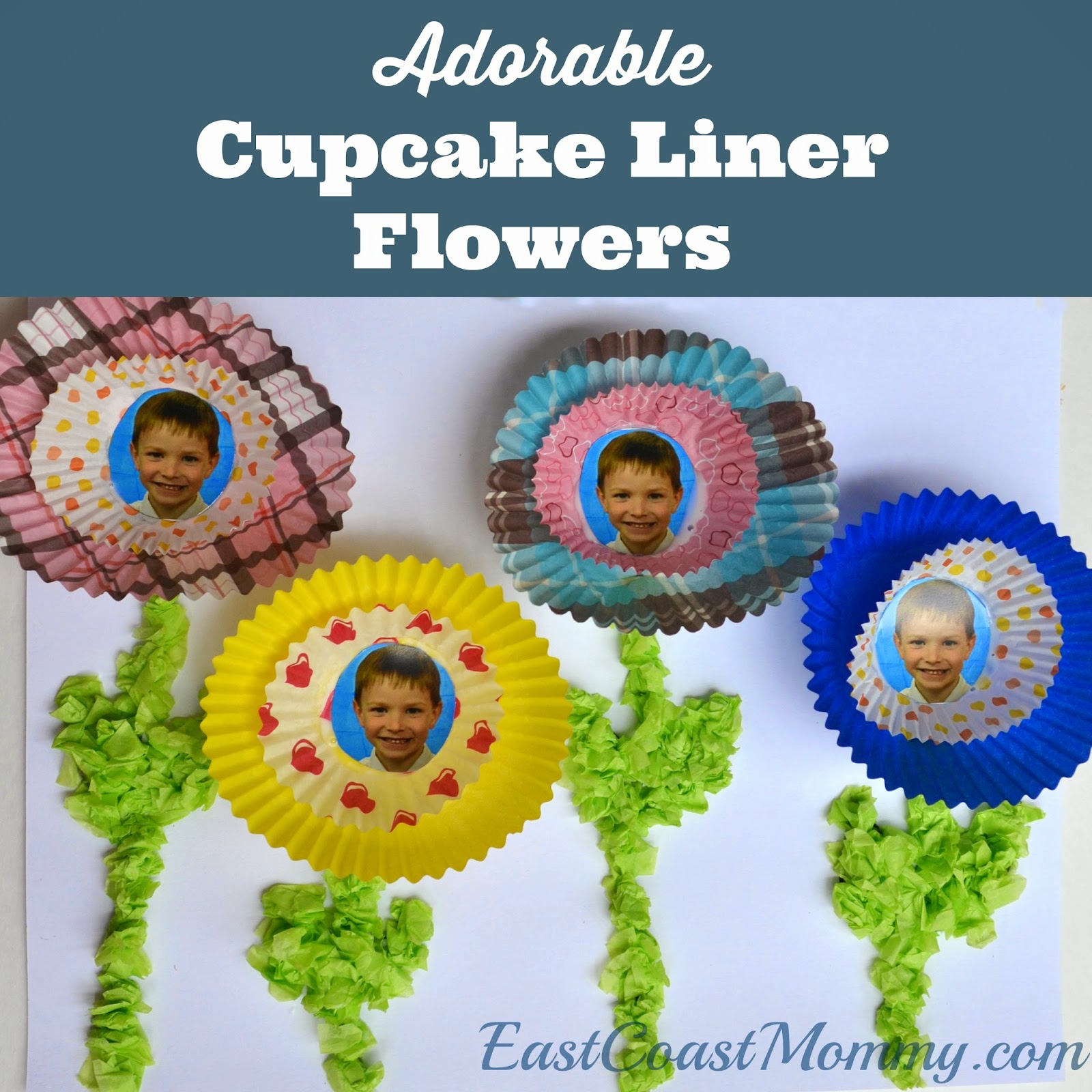 East Coast Mommy: Number Crafts {Number FOUR}... Spring Flowers Craft