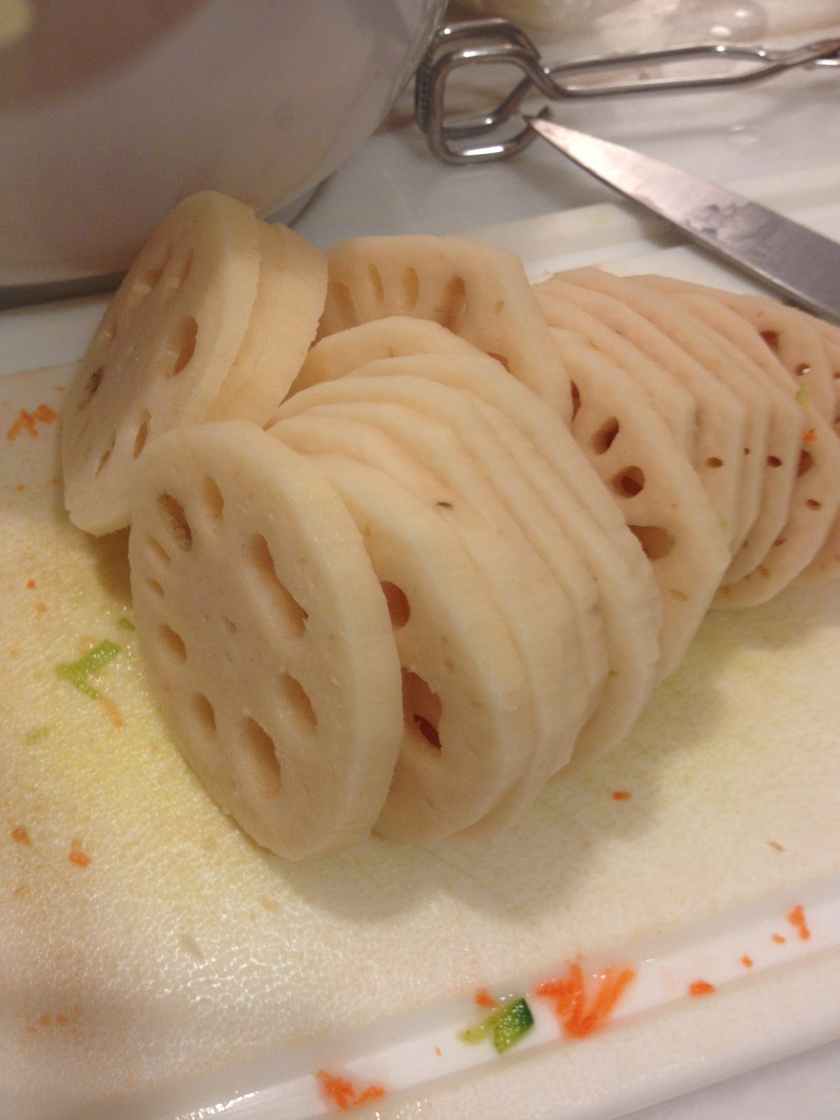 Food's on my mind.: Stuffed Lotus