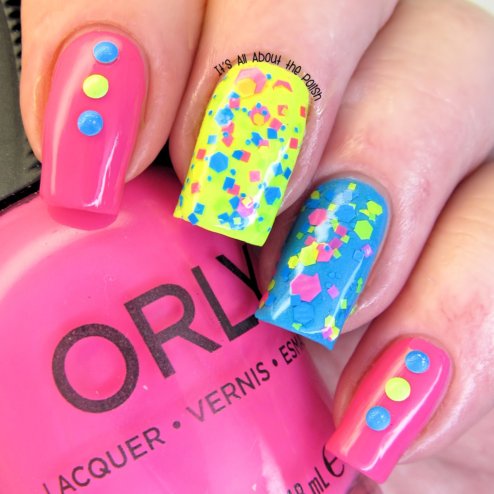 Its All About The Polish Summer Neon Nails