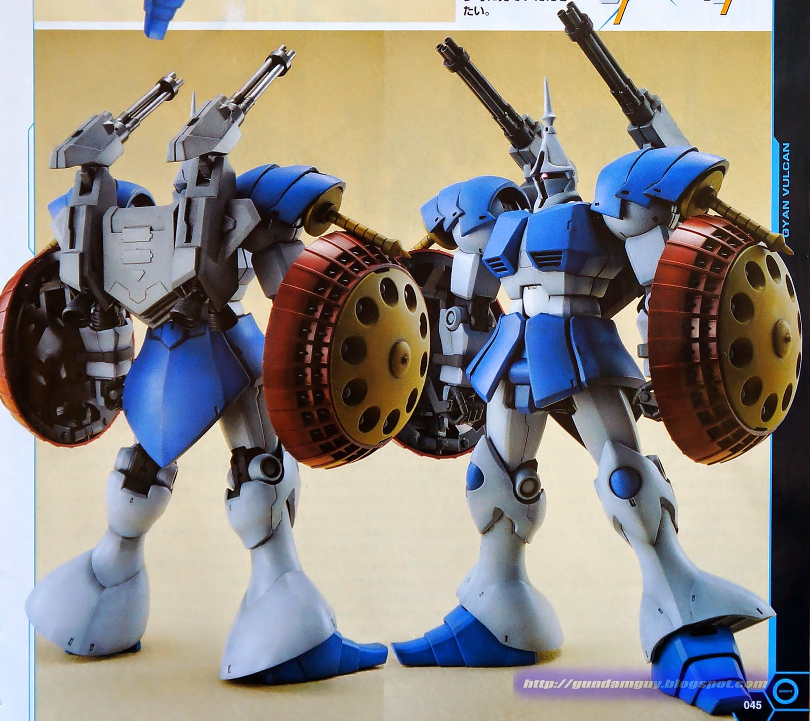 GUNDAM GUY: 1/100 Gyan Vulcan - Custom Build