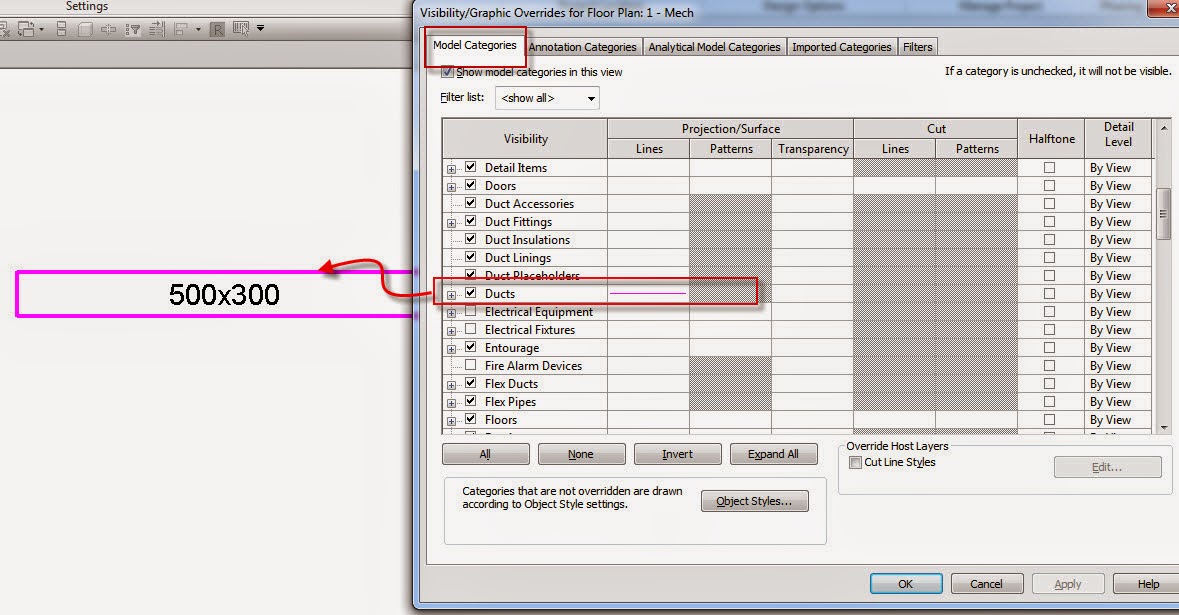 Engineering BIM: Objects colors in Revit