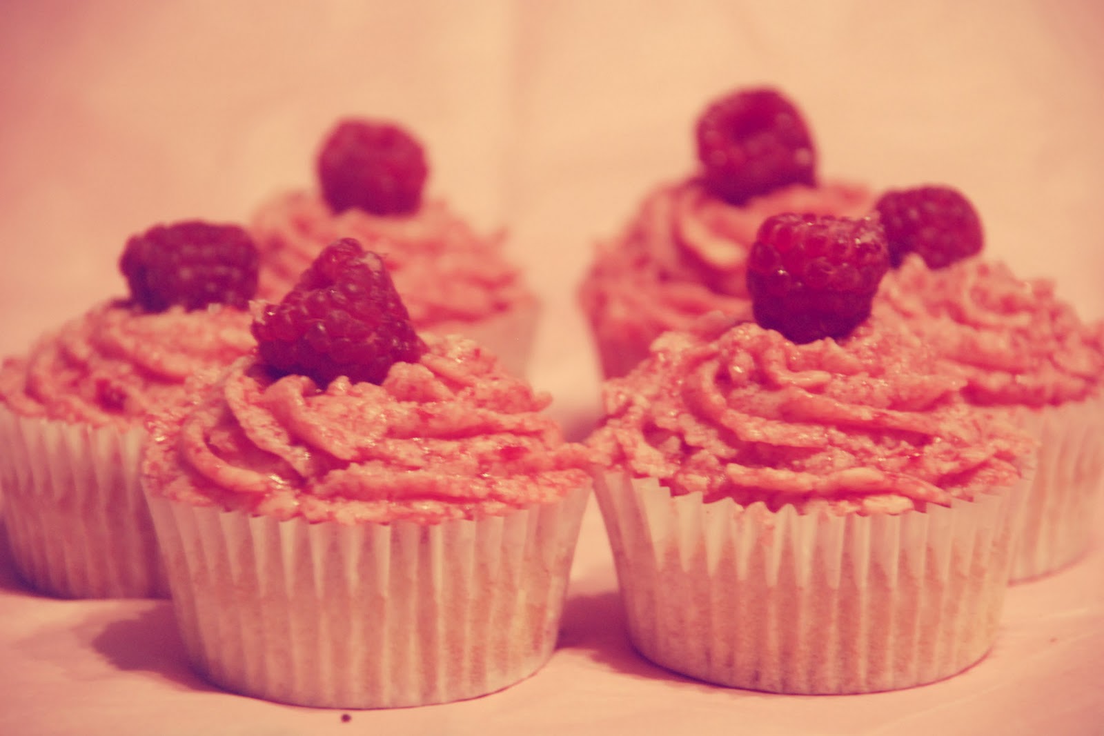 Pigscuit: Cupcakes de frambuesas-Receta