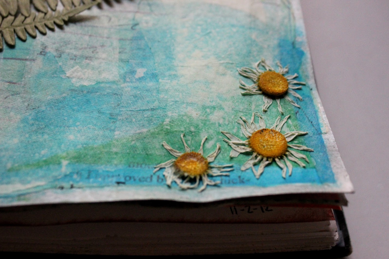 Painting Poppies: more art journal entries