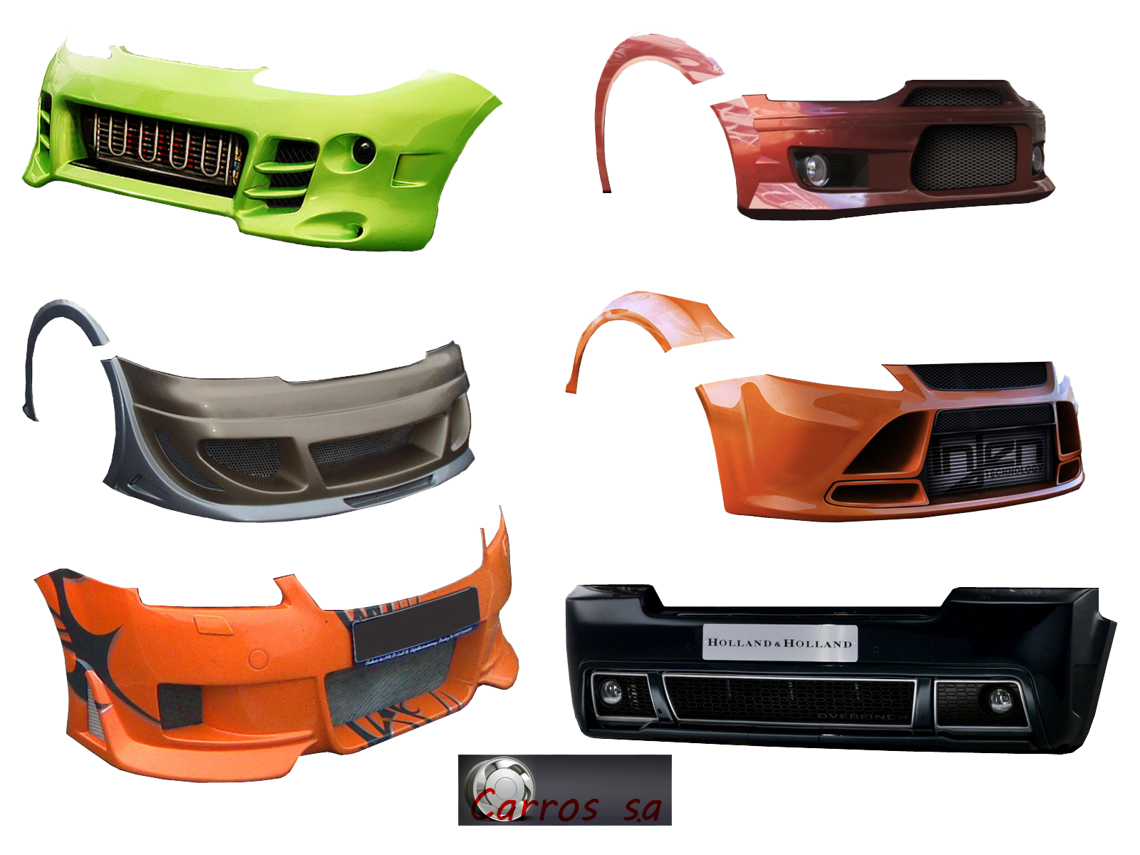 Carros S.A: Parachoques para tuning virtual