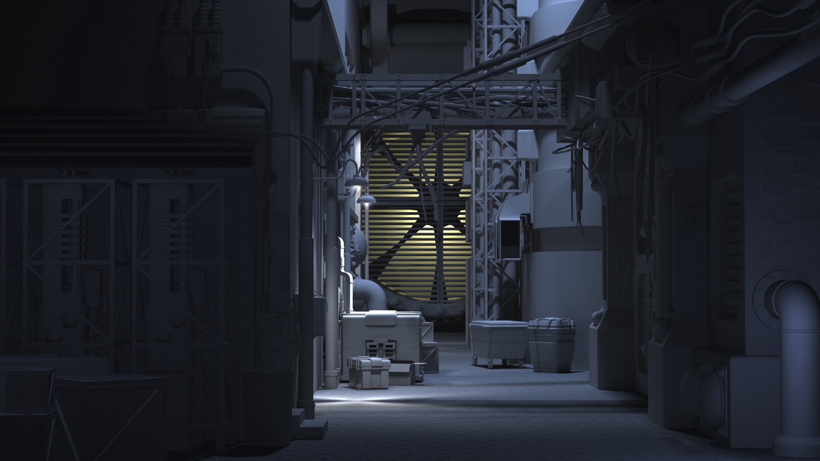 Scott Padbury 3d: Steampunk Esqu Alley