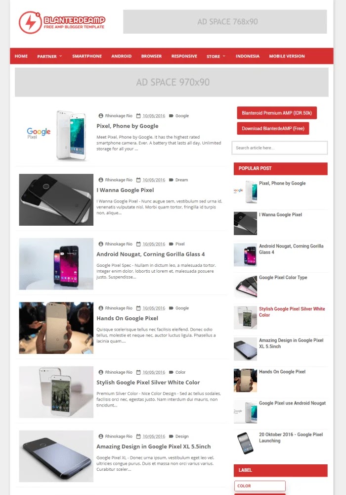 17 Amazing Responsive Blogger Templates 2024 [Professional Mobile ...