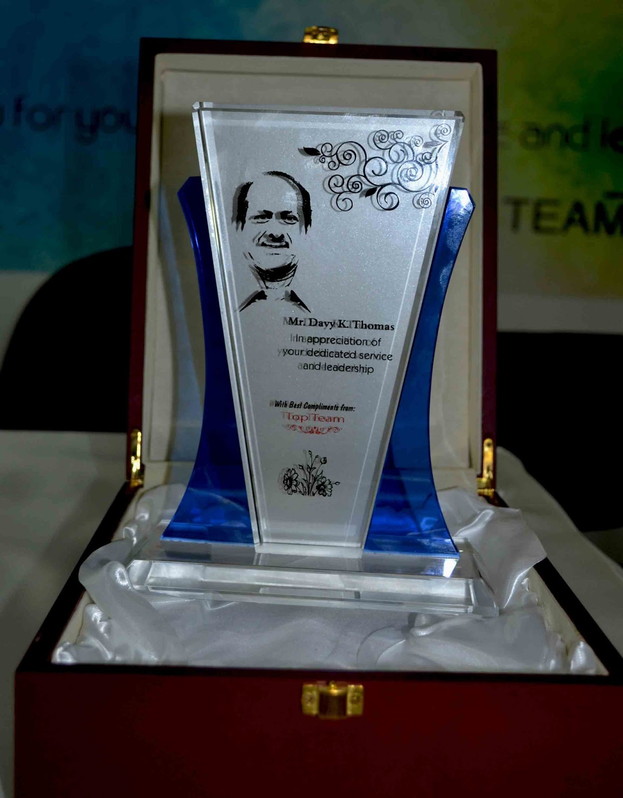 Mr. Davy K. Thomas Farewell - A Manager,Team leader and A Father ~ Alex ...