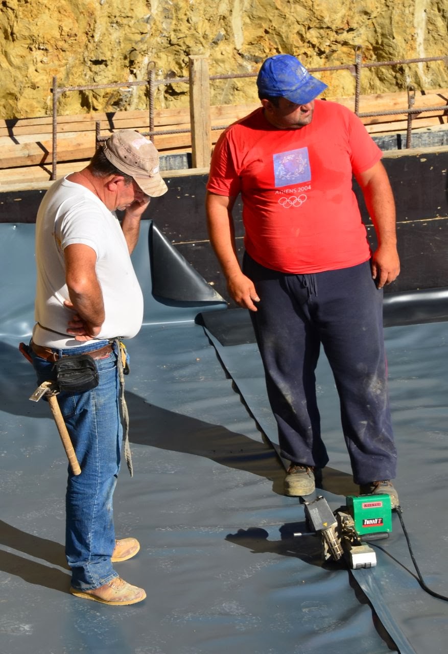 Crete Permaculture: Waterproofing