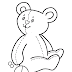 Kids Page: Simple Shapes Teddy Coloring Pages