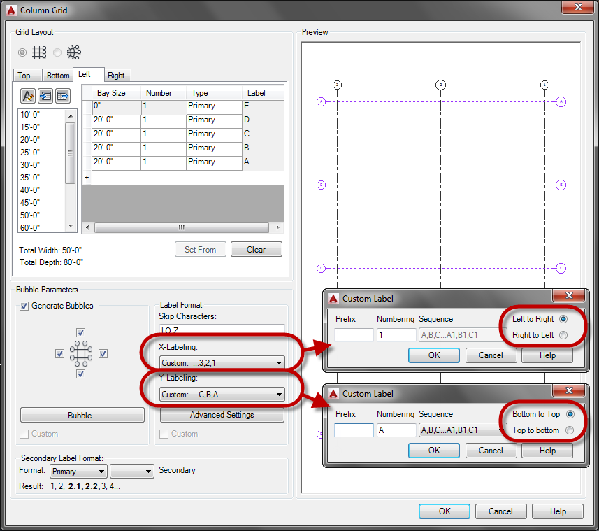 The Architect's Desktop: ACA: Column Labels