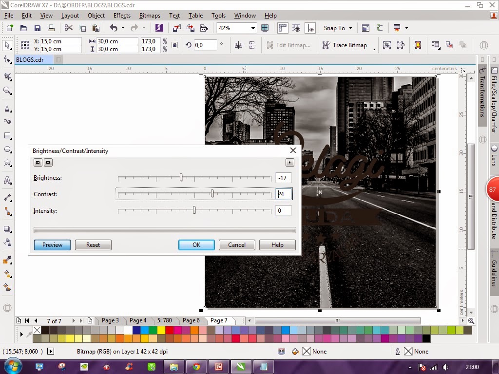 Dyne Creative Studio: TUTORIAL COREL DRAW: CARA MEMBUAT TIPOGRAFI ...