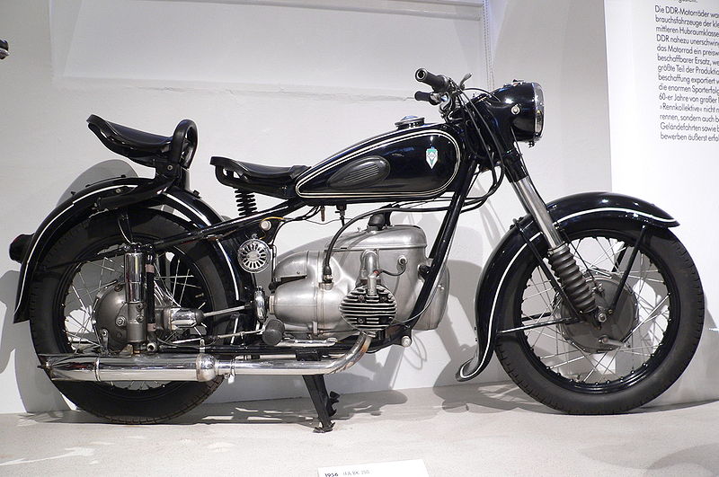 Shaft Drive Motorcycles: MZ BK 350 Two Stroke Flat Twin