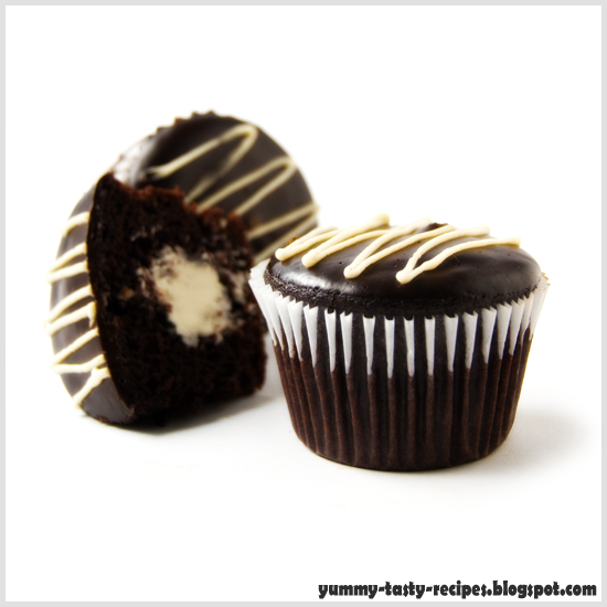 Yummy Tasty Recipes: Cap Cake With Cream Filling