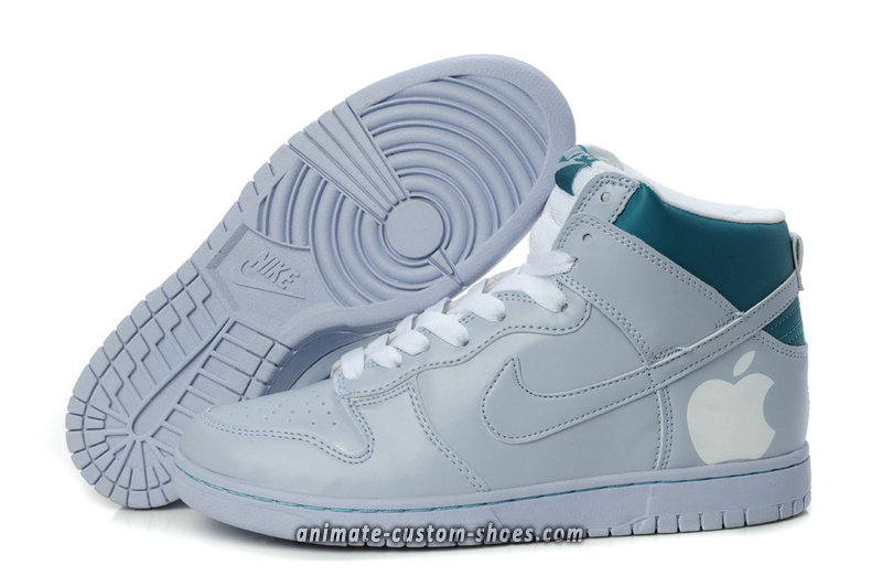 Animate Custom Shoes: Iphone Nike Dunks Apple Logo Custom Sneakers For Men