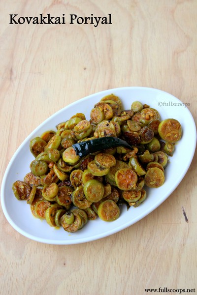 Kovakkai Poriyal / Tindora Stir Fry / Ivy Gourd Fry ~ Full Scoops - A ...