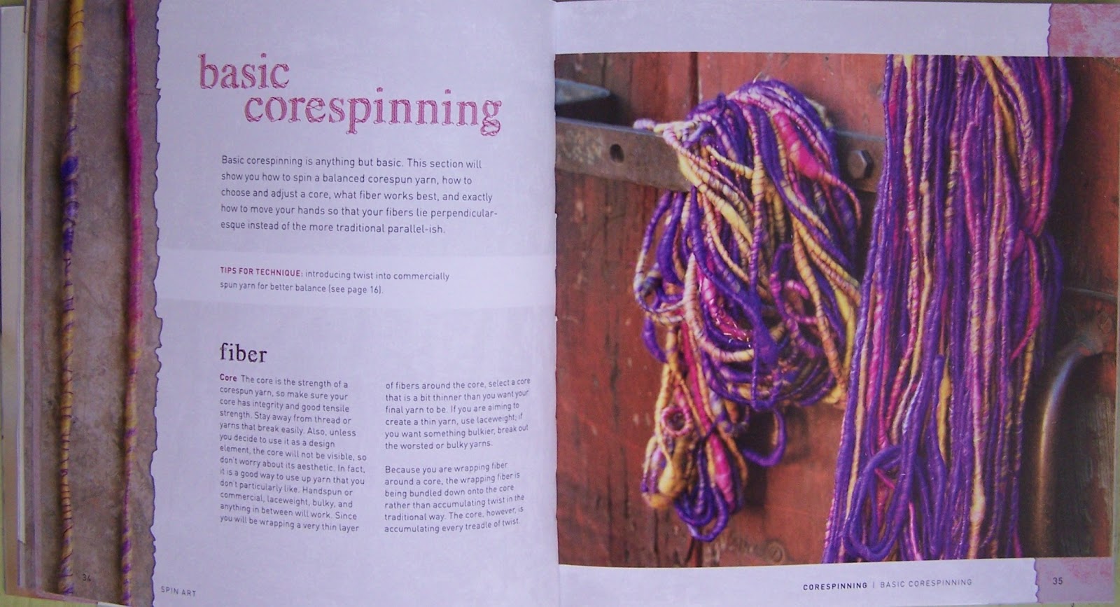 Bellalulu Knit & Spin: Art Yarn 101: Core Spinning