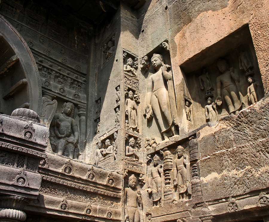 Stock Pictures: Close ups of Ajanta's exteriors