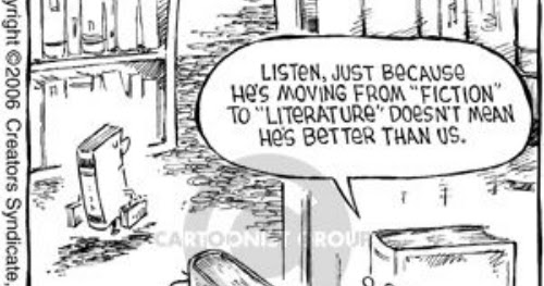 Mystery Fanfare: Cartoon of the Day: Literature