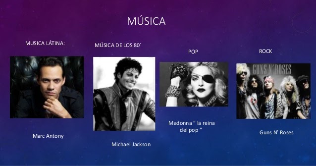 MÚSICA: MAYORES EXPONENTES DE LA MUSICA