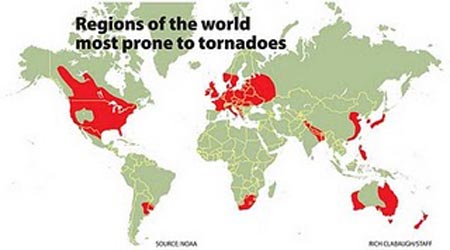 SA Weather and Disaster Observation Service: Deadliest Tornado's
