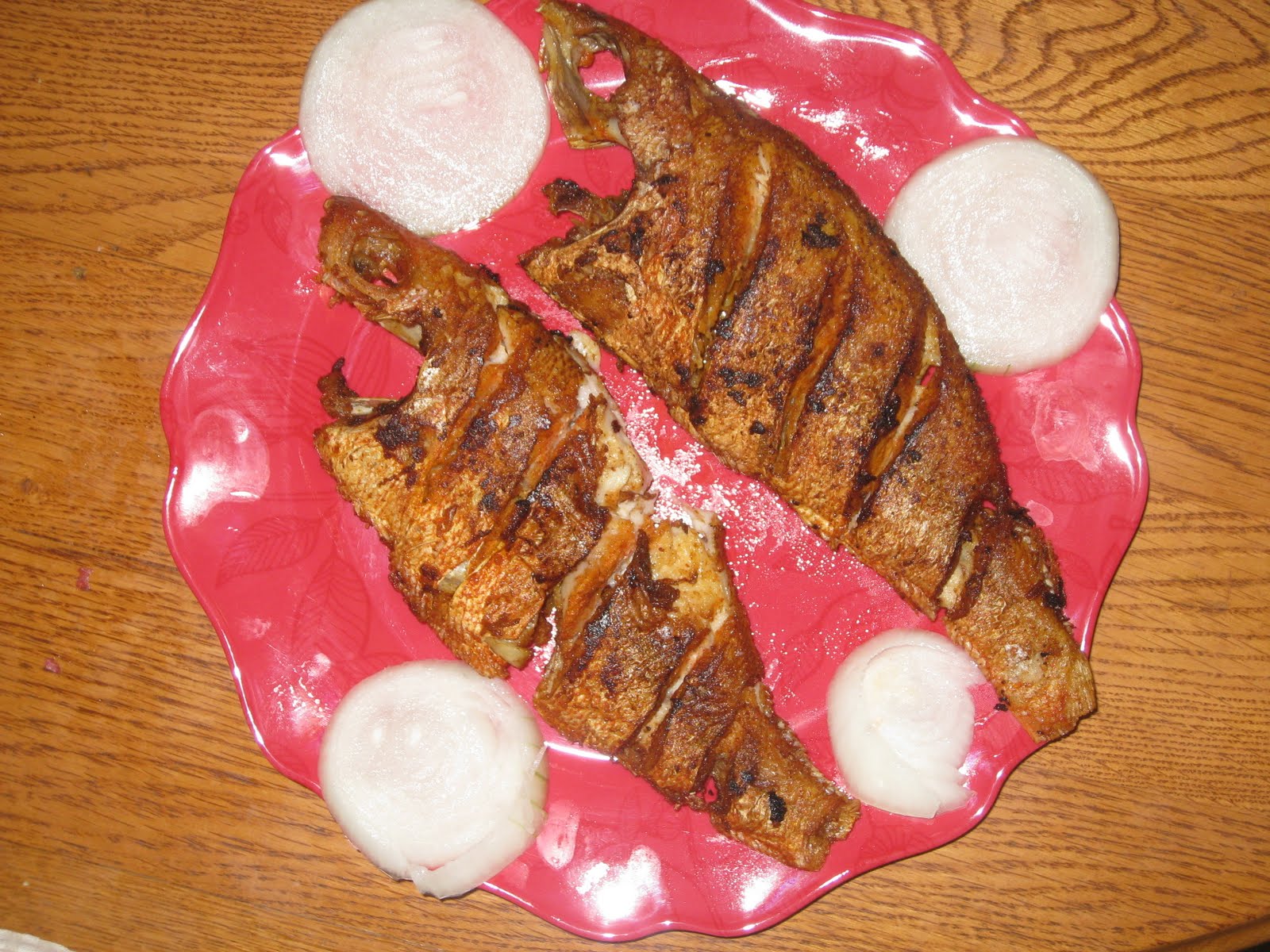 Kayal Vijay Kitchen: Stuffed Red Snapper Fish Fry