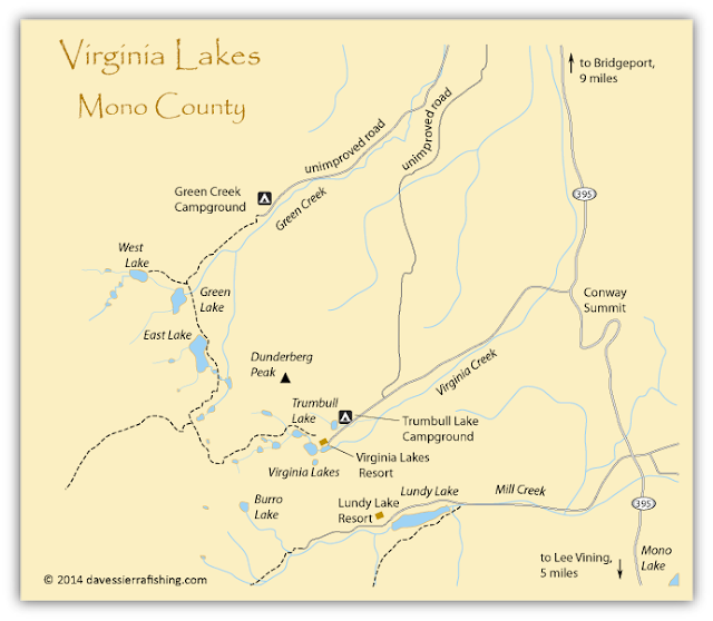 Wes' Travels to California Lakes: Virginia Lakes - Mono County, California