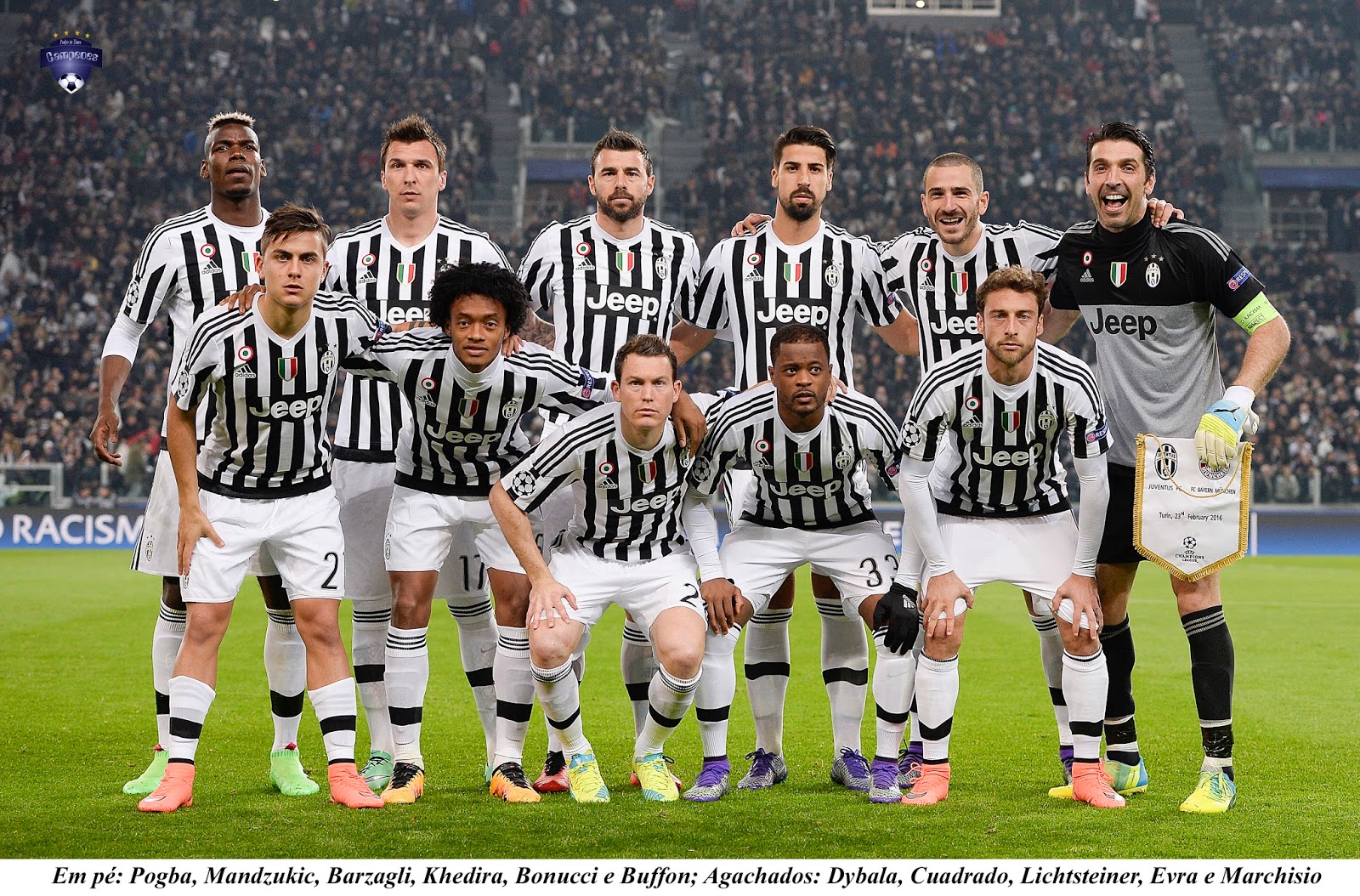 Times Campeões: Juventus Pentacampeã Italiana 2016