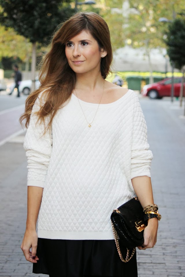 BLOG DE MODA Y LIFESTYLE: LOOK EN BLANCO Y NEGRO