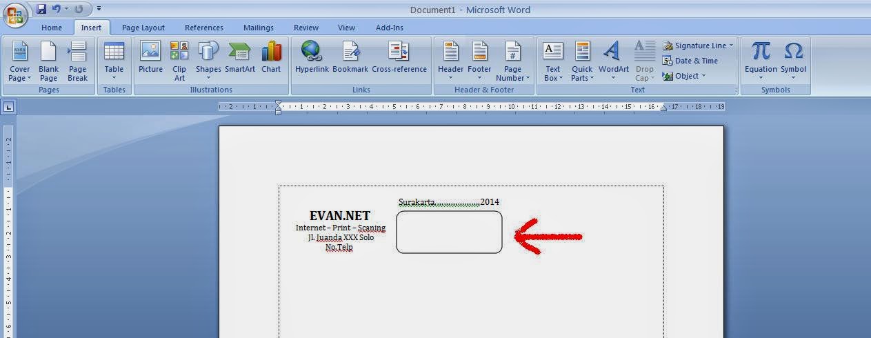 Buat Nota dengan Microsoft Word - Huget08