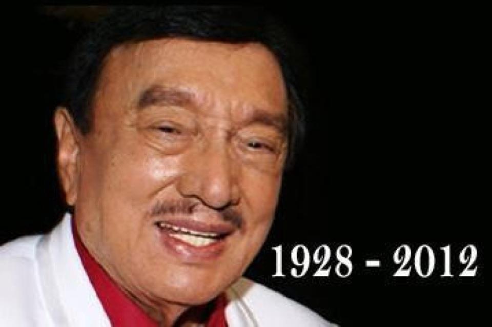 PINOY VISION: Dolphy, 'national artist' to Pinoys worldwide left at age 83