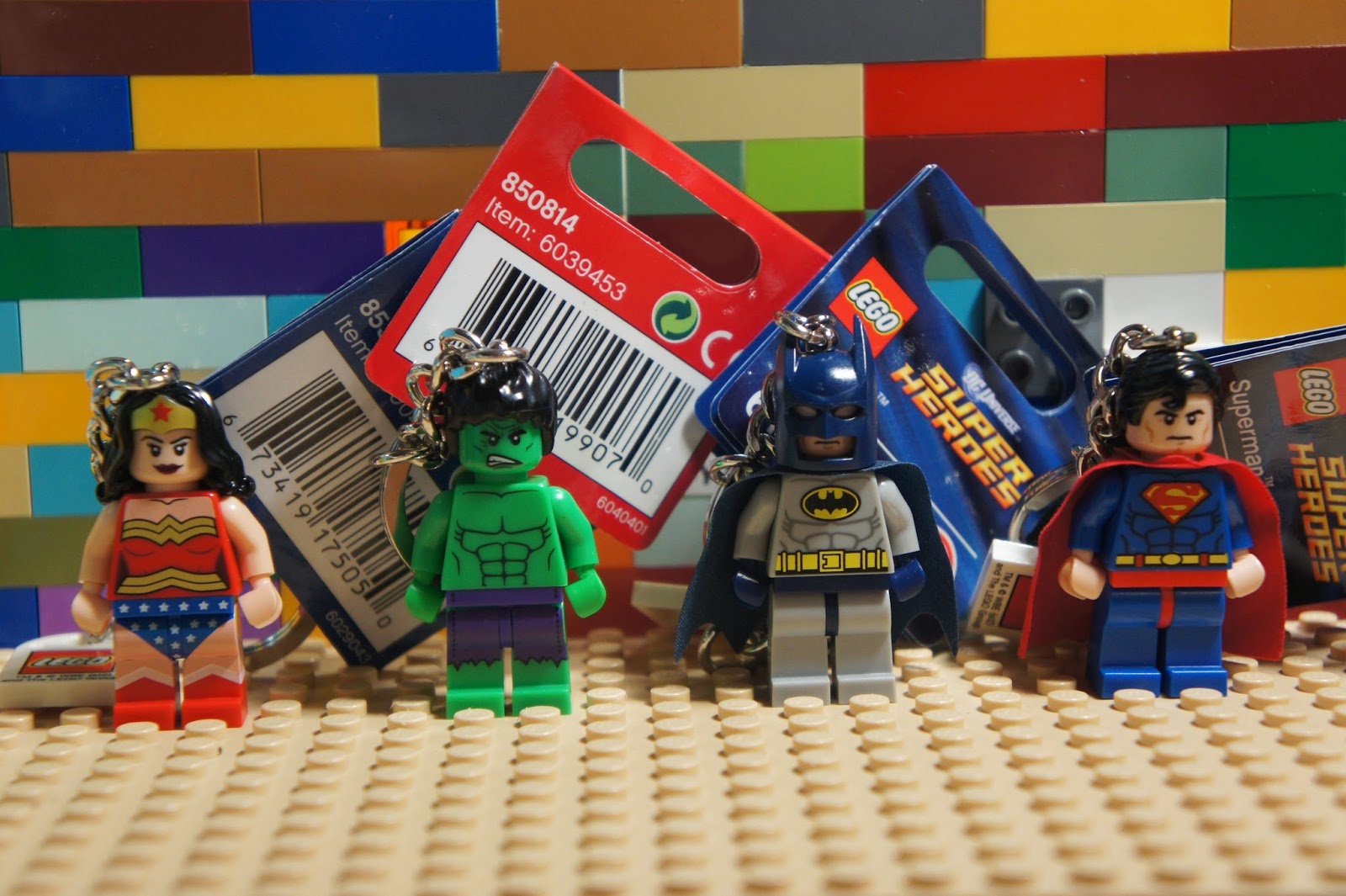 LEGO DC Universe Marvel WONDERWOMAN HULK SUPERMAN BATMAN Minifigure ...