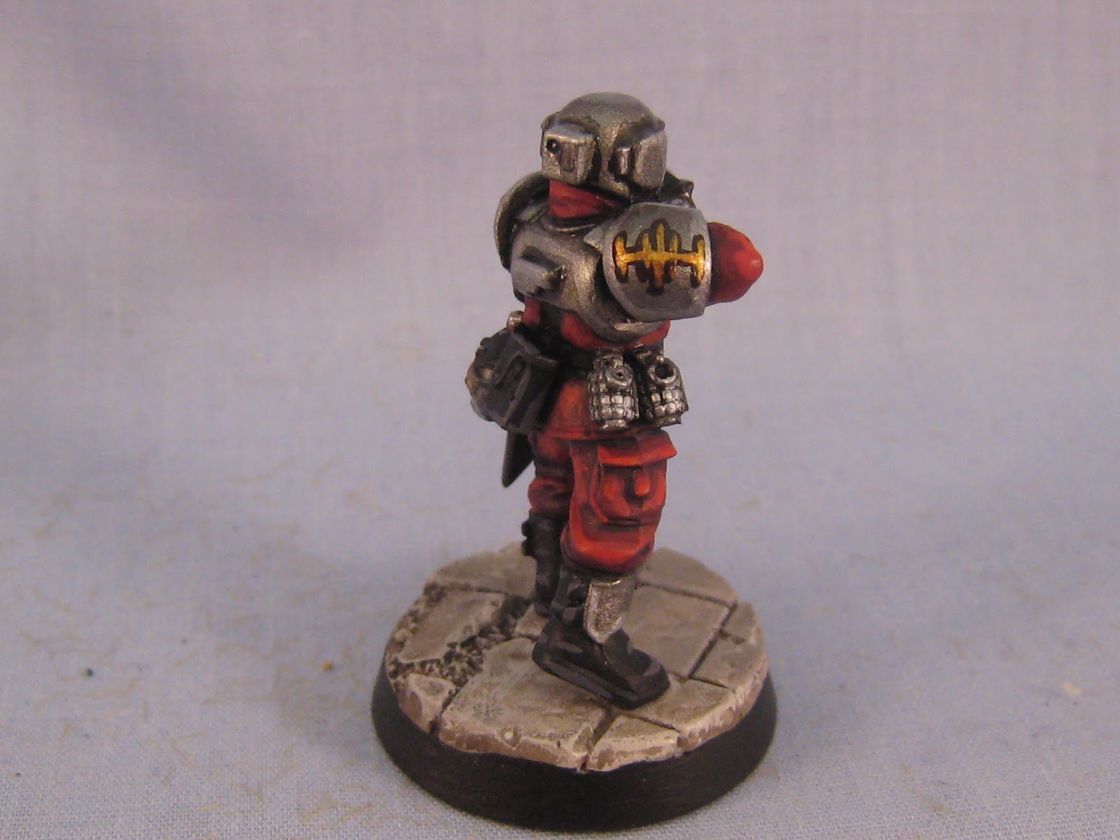 Brian Carlson Miniatures: Guardsman Test Model for Knights Angelus
