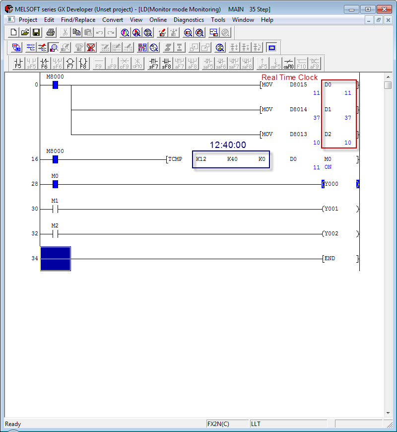 คำสั่ง Read Time Clock Control - TCMP (Time Compare) ~ รับทำโปรเจค ทำ ...
