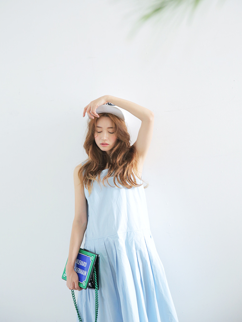 [Stylenanda] Sleeveless Dress with Pleats | KSTYLICK - Latest Korean ...