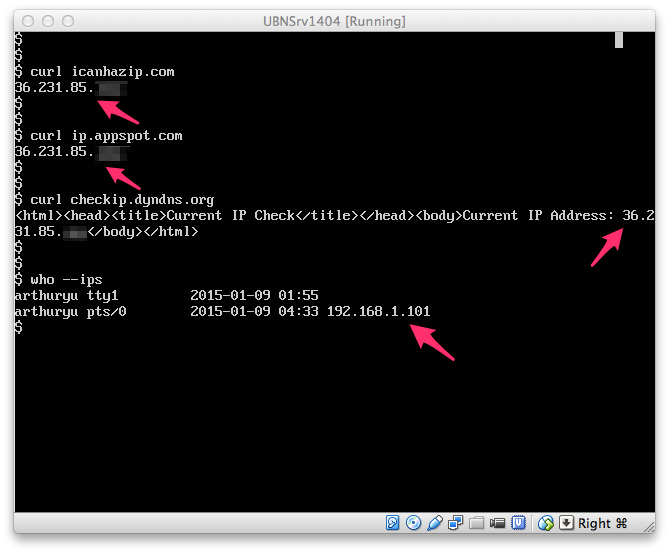 Ubunut IP Ubunut IP