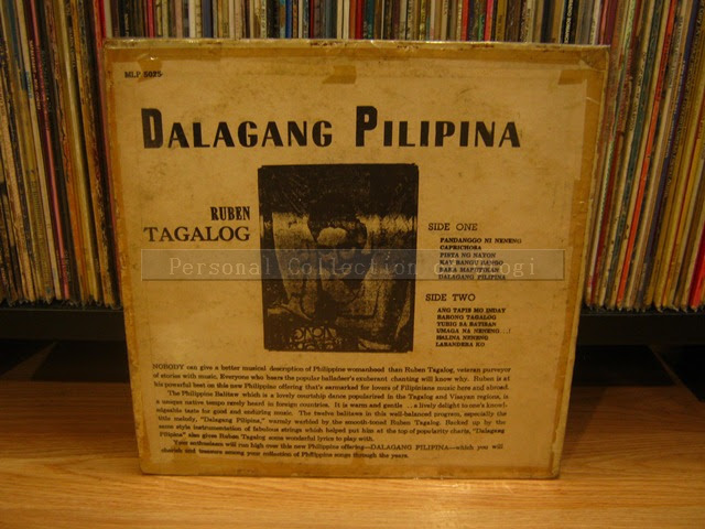 My OPM LP Collection: Ruben Tagalog