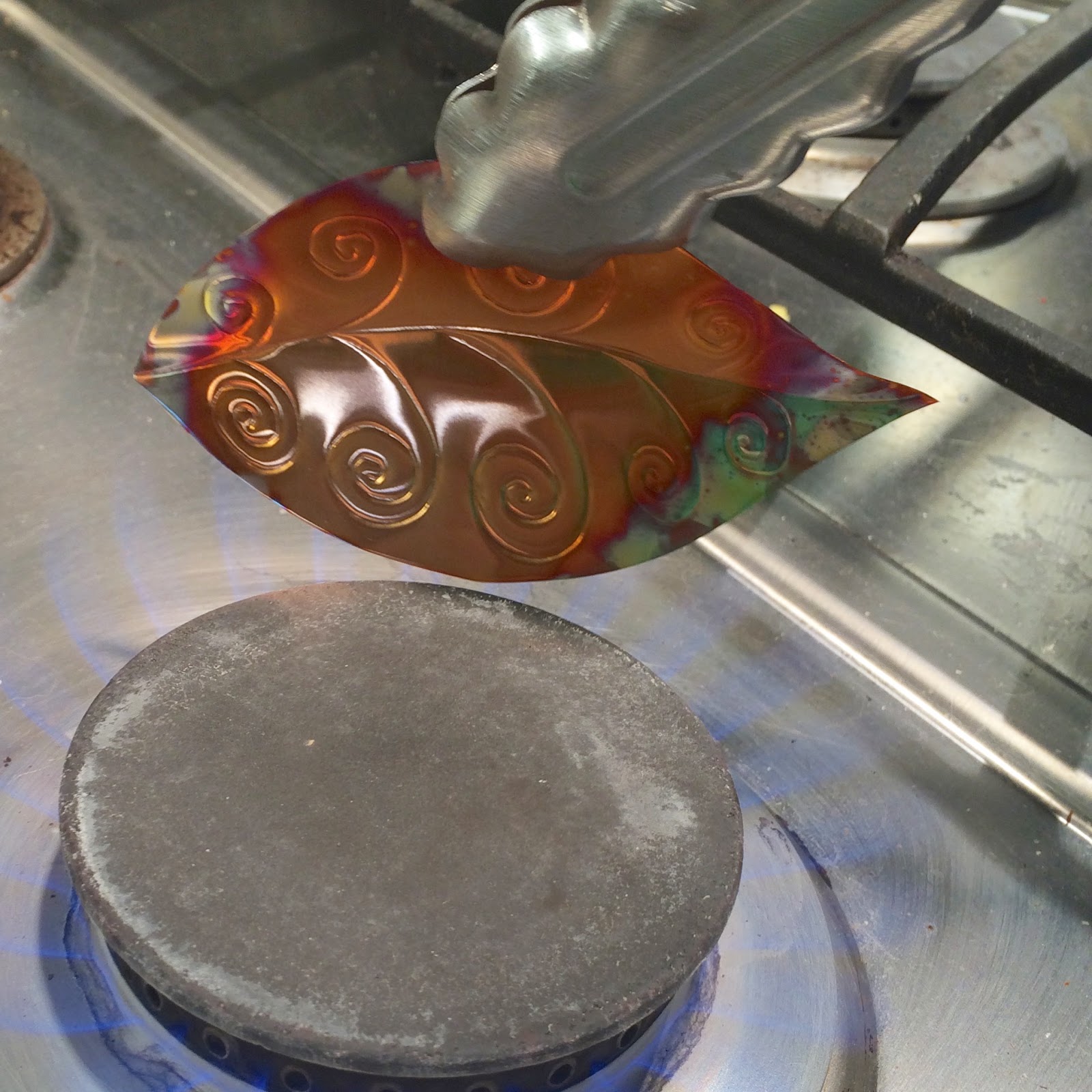 Making Copper Leaves, A Picture Tutorial (Yay it's finally Fall!)